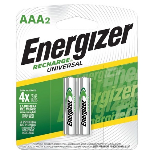 BATERIA AAA2 RECARGABLE BLISTER C/2 ENERGIZER – EBENEZER PAPELERA